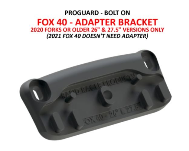 Pro Mud Guard Bolt On Fox 40 Adapter Bracket RRP | DarkBike NZ