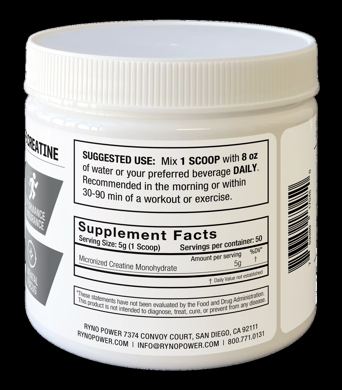 Ryno Power Pure Creatine | DarkBike NZ